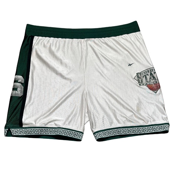 Reebok | Shorts | Vintage Reebok Michigan State Basketball Shorts ...